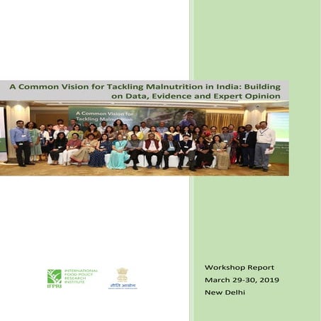 Ifpri niti nutrition vision report_final | PDF
