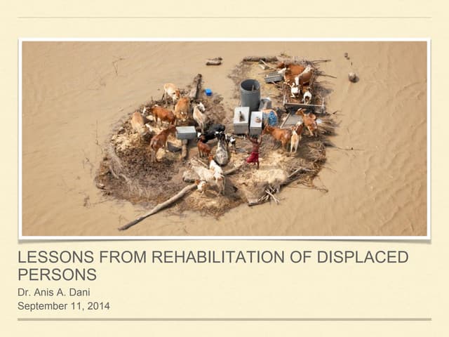 (3) outline of resettlement action plan