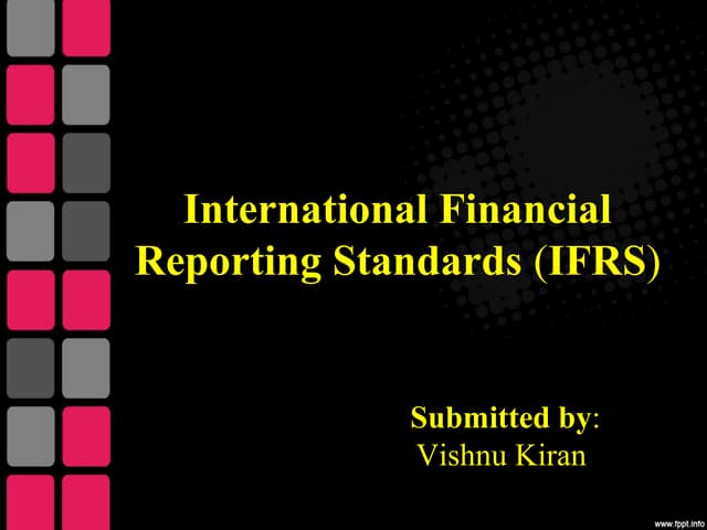Ifrs ppt | PPTX
