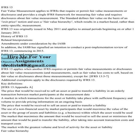 IFRS 13Fair Value Measurement applies to IFRSs that require or per.pdf