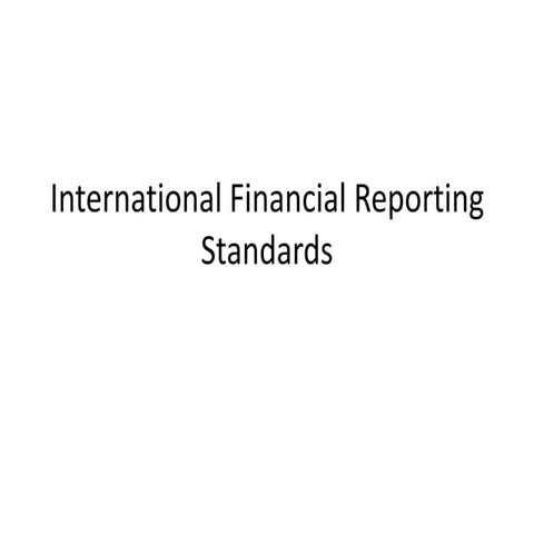 Ifrs 13 principles | PPTX