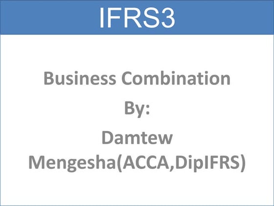 Ind as 103 business combinations | PDF