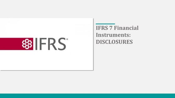 IFRS 9 financial instruments Overview | PPT
