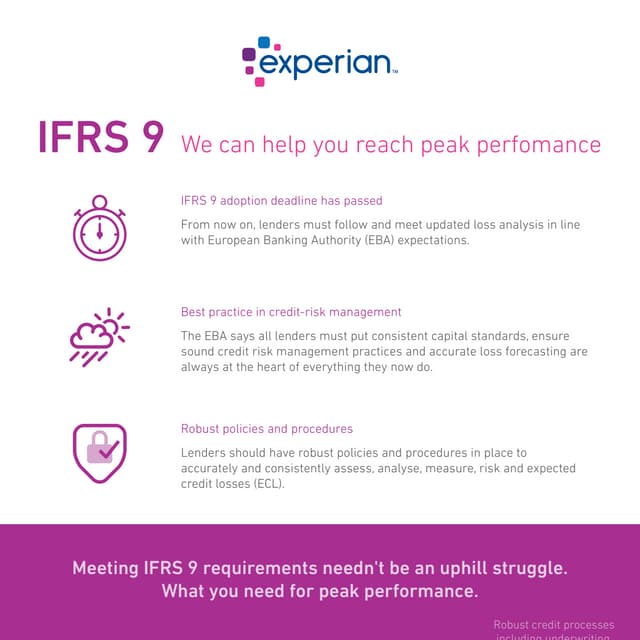 Ifrs9 infographic | PDF