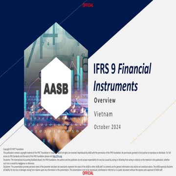 IFRS 9 and IFRS 7 Financial Instruments: A High-Level Overview | PDF