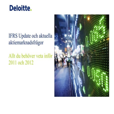 Ifrs update 2011 | PPT