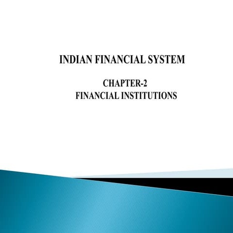 origin and evolution of development financial institutions | PDF