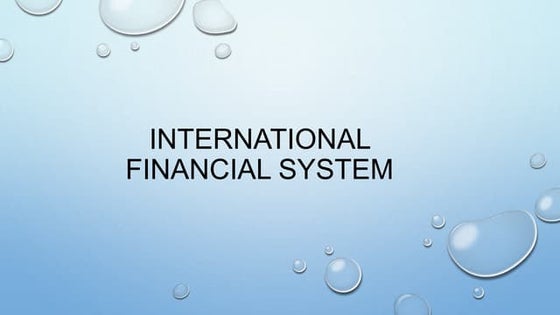 International Financial Institutions | PPTX | Business Banking ...