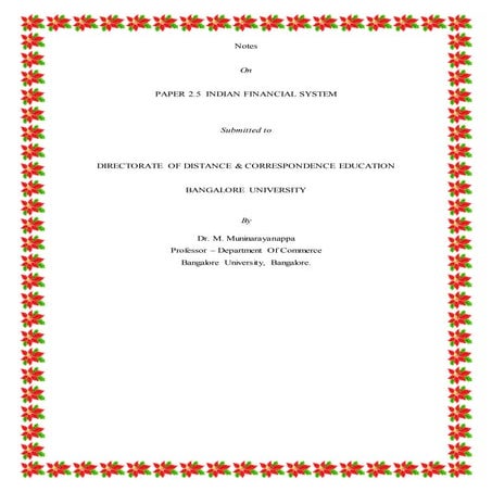 Indian Financial System (IFS) | PDF