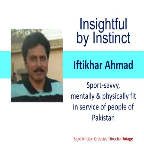 Iftikhar Ahmad | PPT