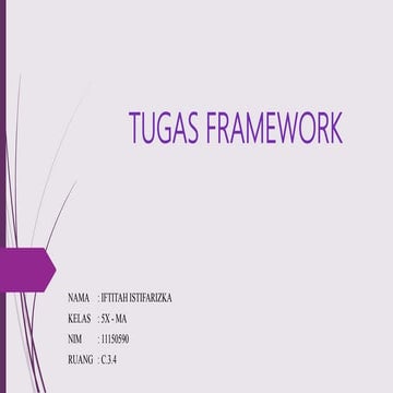 Tugas Framework Pptx