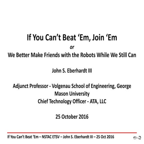 If you can't beat em, join em | PPTX