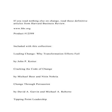 If you read nothing else on change, read these definitive ar.docx