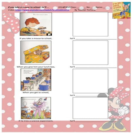 If you take a mouse to school, he will | PDF