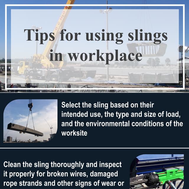 Tips for using slings in workplace | PDF