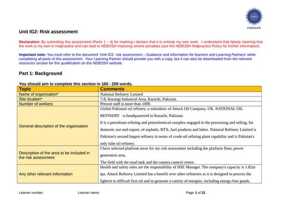 Painting risk assessment template | DOCX
