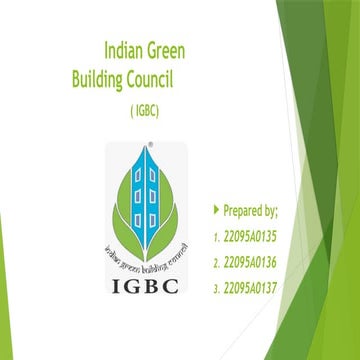 IGBC Ppt G.B.pptx green buildings engineering | PPT