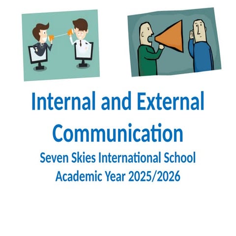 internal and external communication | PPTX