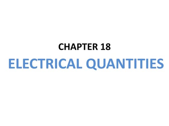 Current And Voltages | PPT