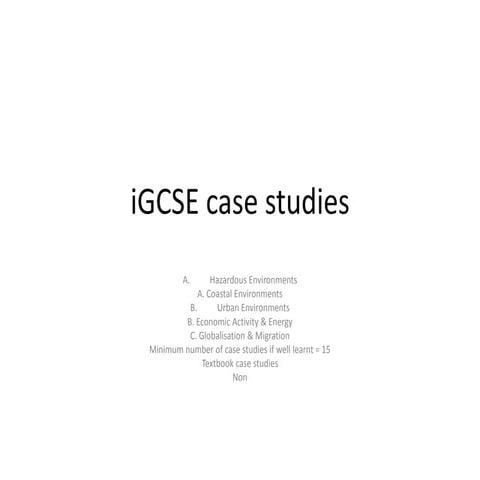 Igcse Geography case study macro finished | PPTX | Non-Profit ...
