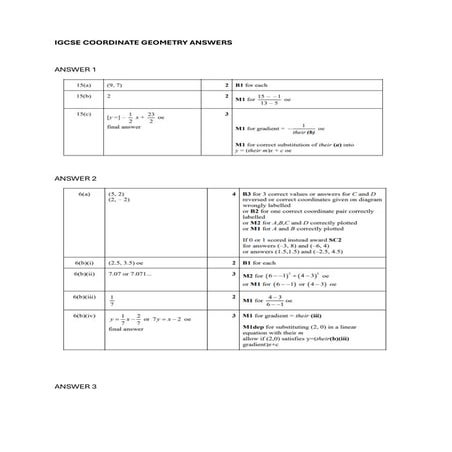 IGCSE MATH COORDINATE GEOMETRY ANSWERS 2.pdf
