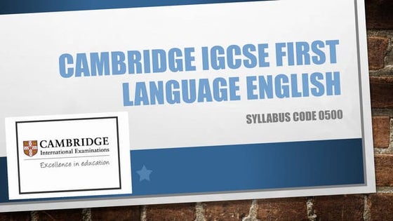 Useful vocabulary for the IGCSE examination | PDF