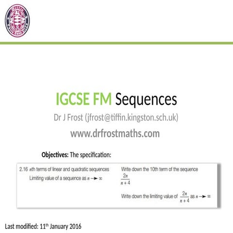 GCSE-CircleTheorems by Dr Frost for reference | PPTX