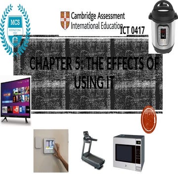 The Effects of Using ICT-unit 5-igcse ict | PPTX