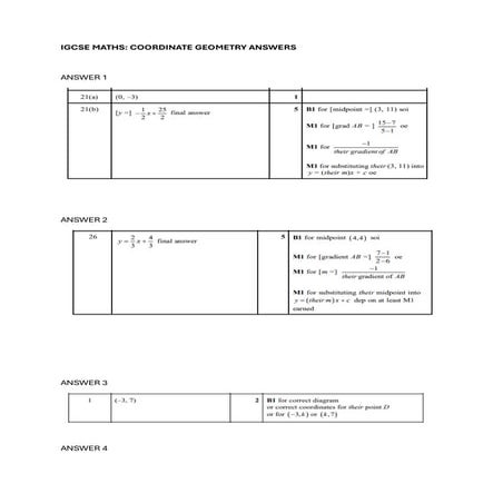IGCSE MATHS COORDINATE GEOMETRY ANSWERS.pdf