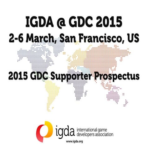 2015 igda @ gdc sponsorship opportunities | PDF