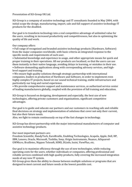 George Martos, Ceo at igi-group uk. ltd. at Igi-group uk. ltd.