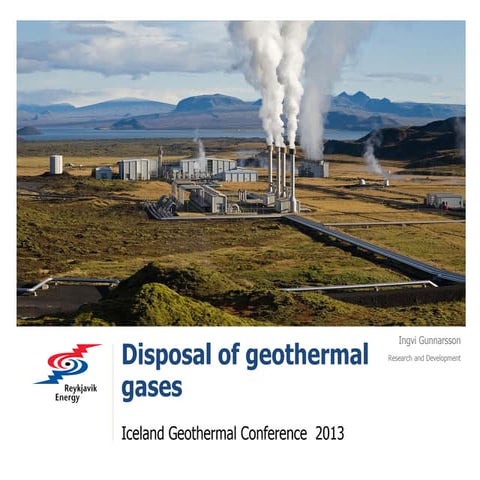 Disposal of geothermal gases | PPT