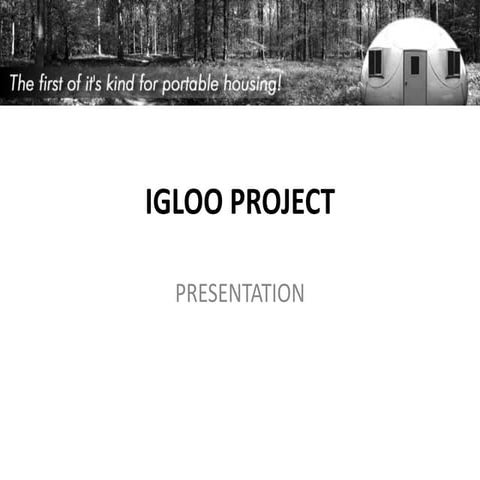 Igloo project | PPTX