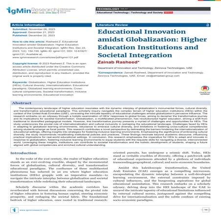 Adapting to Change: Higher Education’s Role in Societal Transformation ...