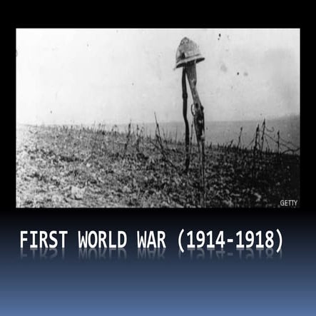 WWI PRESENTATION | PPTX | Death, Injury, or Military Conflict ...
