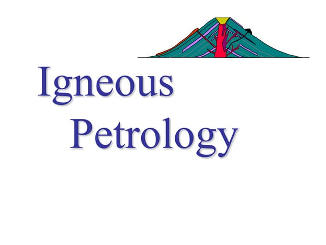 Classifications of igneous rocks | PPTX