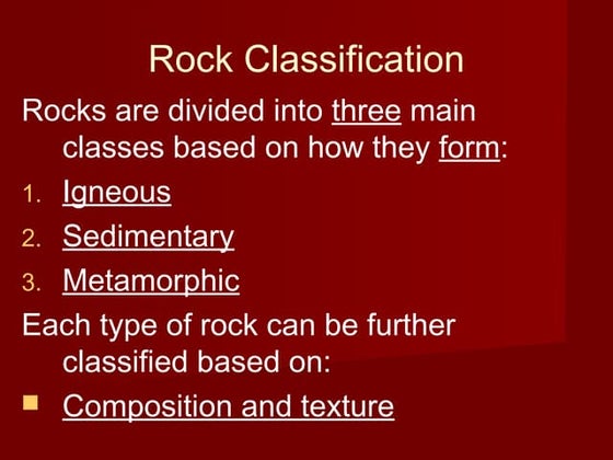 Igneous rocks | PPT