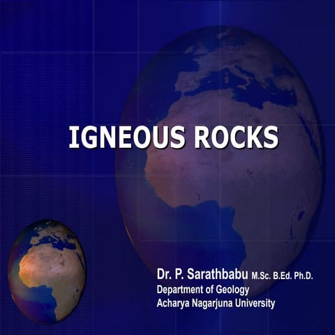 Igneous rocks | PPT