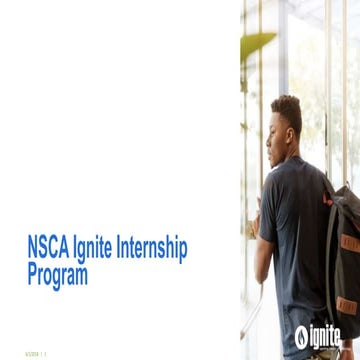 Ignite Internship Pilot Program | PPT