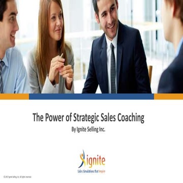 The Power of Strategic Sales Coaching | PPTX