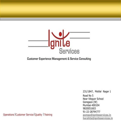 Ignite services company profile | PPT