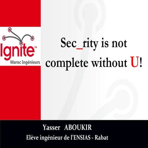Yaboukir presentations
