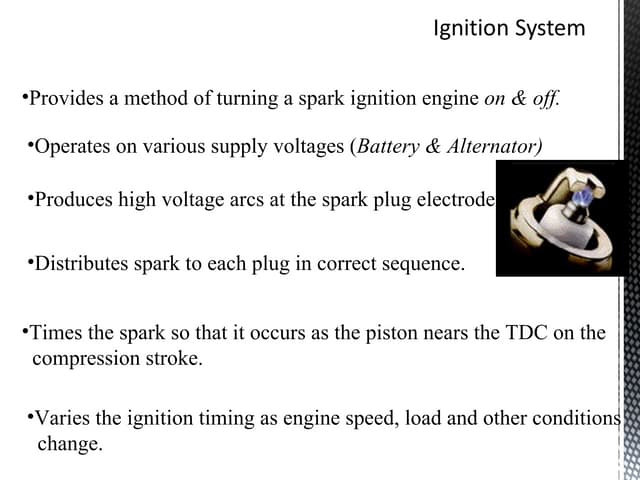 Ignition systems | PPTX