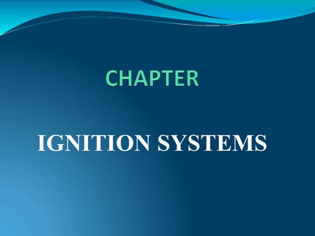 Ignition systems | PPTX