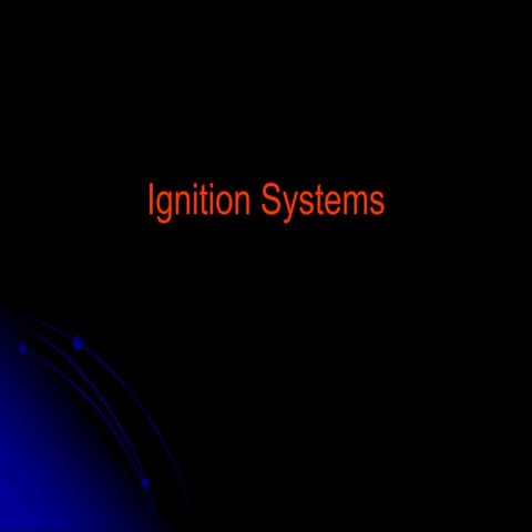 Ignition systems | PPT