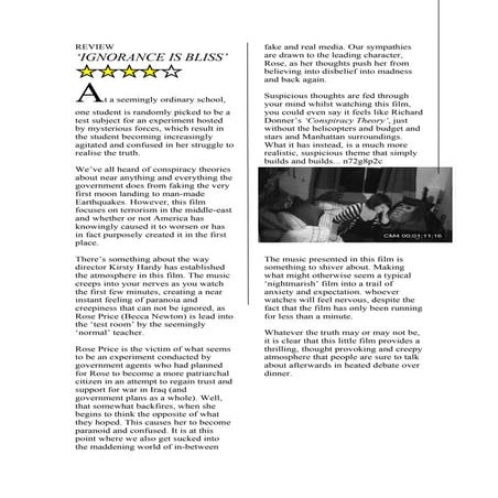 Ignorance is bliss_film_review | DOC