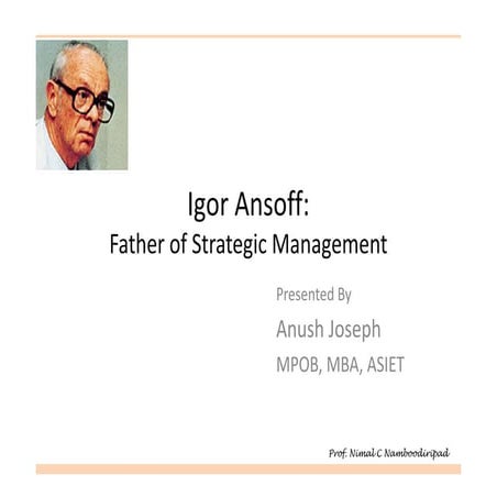Igor Ansoff | PDF