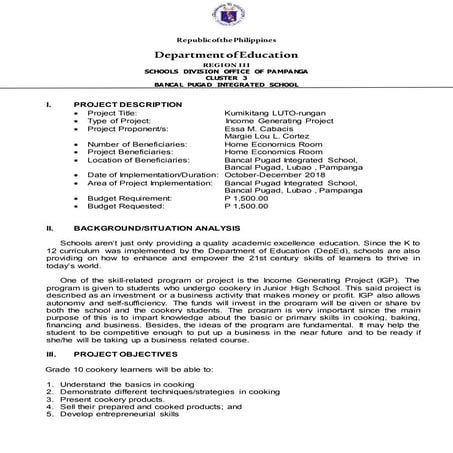 Igp 2018-2019 | DOCX | Education industry | Industries