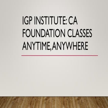 IGP Institute CA Foundation Classes Anytime Anywhere.pdf
