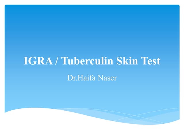 Diagnosis of Tuberculosis | PPTX | Infectious Diseases | Diseases and ...